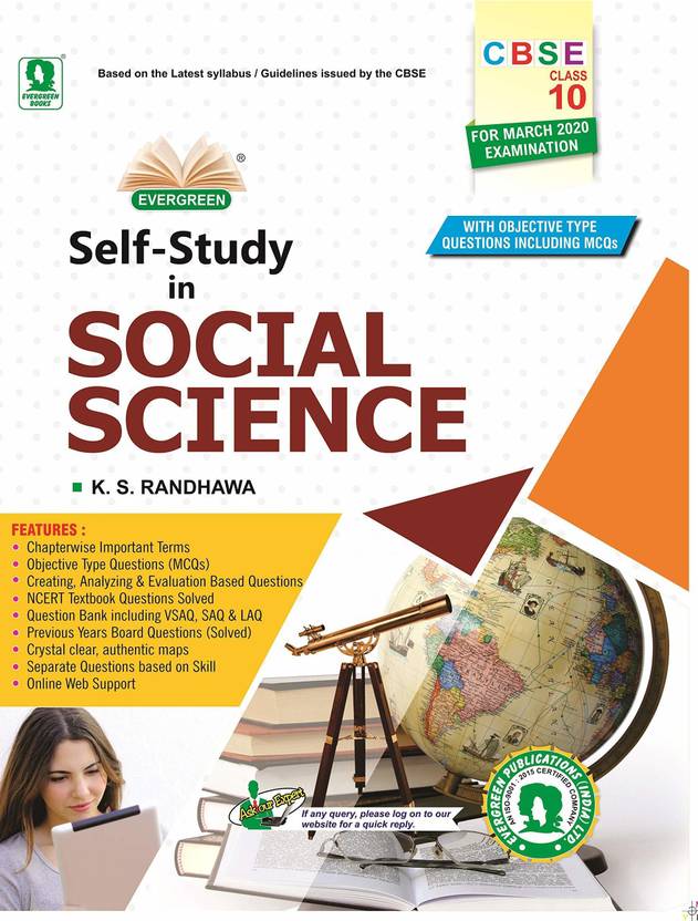 Evergreen Self Study In Social Science For Class 10 By Ks Randhawa ...