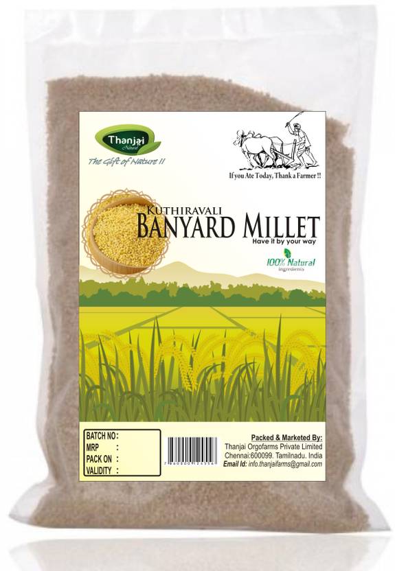 THANJAI NATURAL Banyard Millet/Kuthiraivali 500g Pure 100% Natural ...