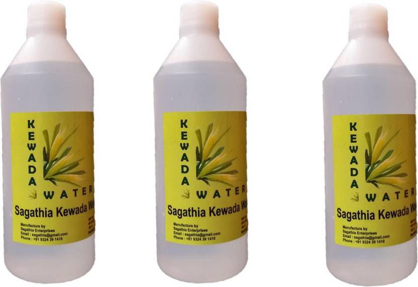 Sagathia Kewada Water 300ml Pack of 3 Premium Kewra Jal Women - Price ...