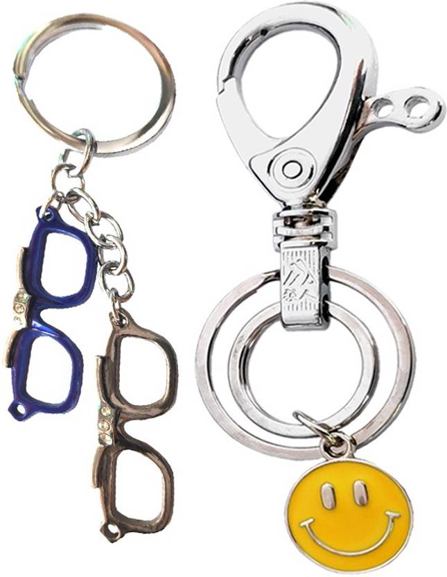 MGP FASHION Stone Chasma Spectacles Shape With Locking Smiley Emoji ...