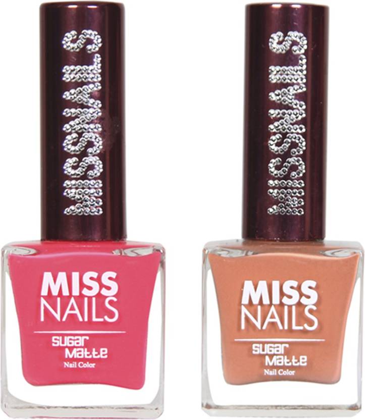 Miss Nails Sugar Matte series Nailpolish Brink Pink & Rusty Road ...