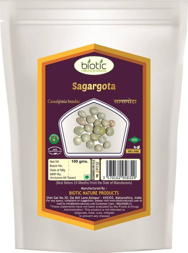 biotic Sagargota Seeds (Caesalpinia bonducella ) Karanjwa / Kalarchikai ...