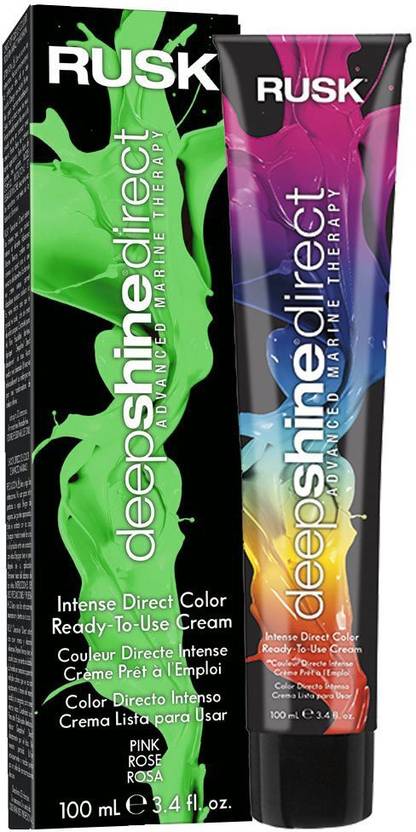 RUSK Deep Shine Direct Color , Green - Price in India, Buy RUSK Deep ...