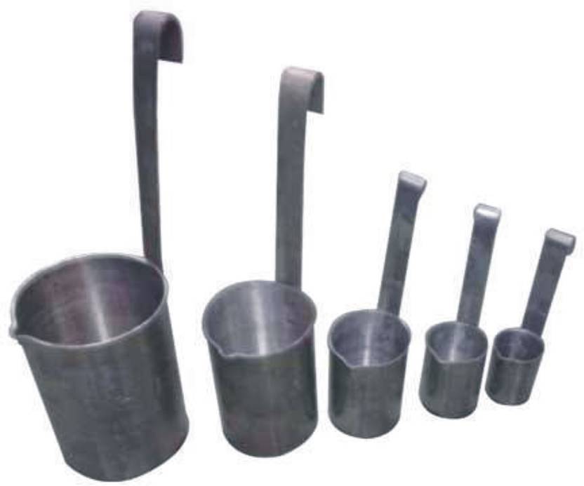 Pretail Set of Milk/Oil/Liquid Measuring Traditional Milkman Aluminium ...