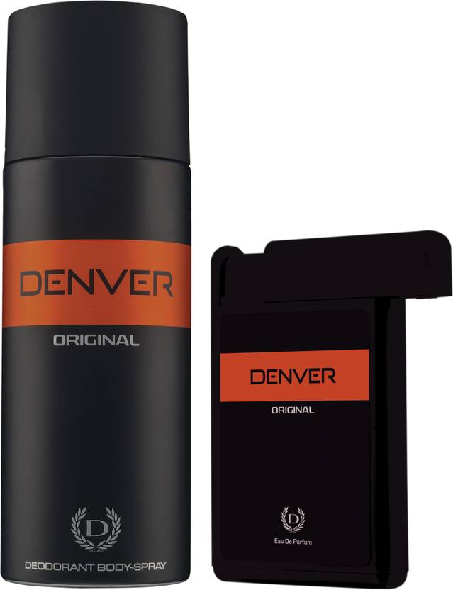 DENVER Original Deo & Original Pocket Perfume Combo Deodorant Spray ...