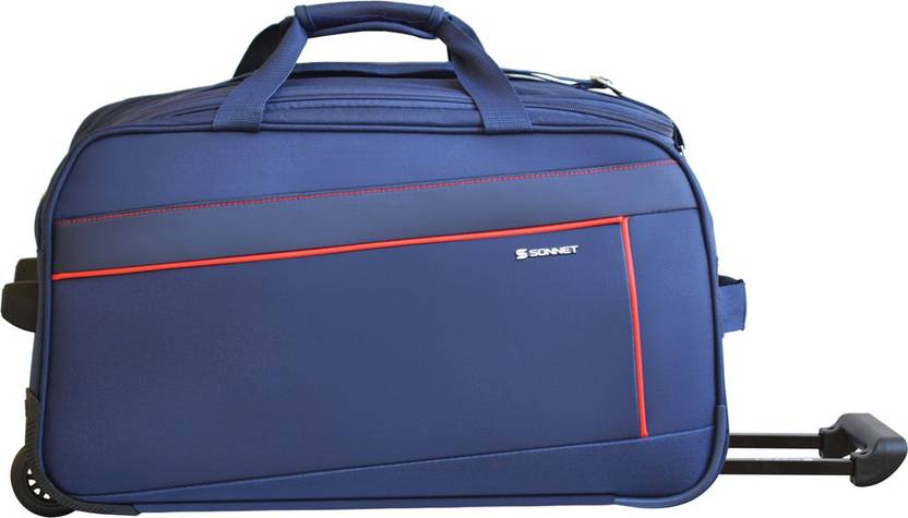 Sonnet Titan Duffle Duffel With Wheels (Strolley) Navy Blue - Price in ...