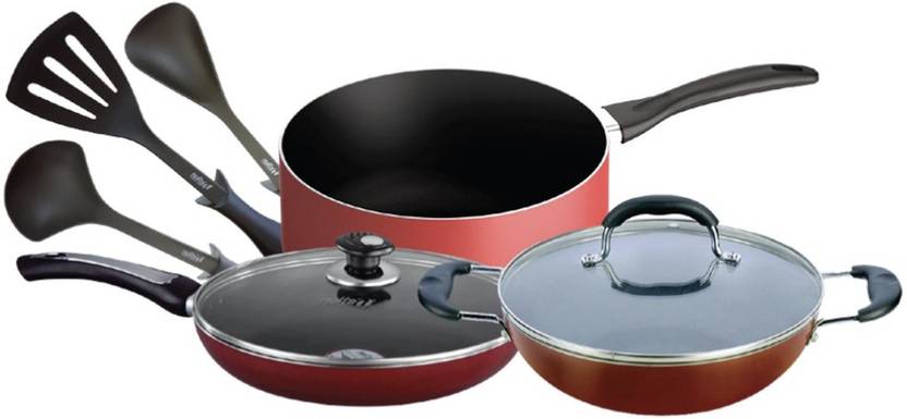 Nolta Popular Series 7Pcs Induction Bottom Cookware Set Price in India ...