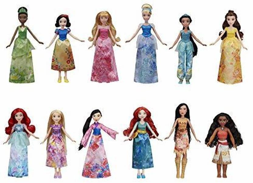 DISNEY Princess Royal Collection, 12 Fashion Dolls -- Ariel, Aurora ...