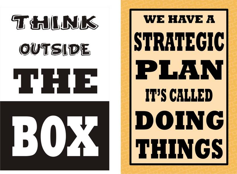 Office Poster|Posters Combo For Wall Decoration-Set Of 2 Posters ...