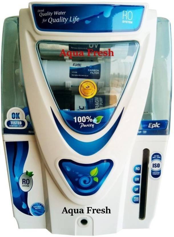 Aqua Fresh EPIC RO+UV+UF+TDS 15 L white 15 L RO + UV + MP + MTDS Water ...