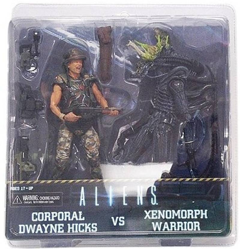NECA Aliens 7" Figure Corporal Dwayne Hicks vs Xenomorph Warrior ...
