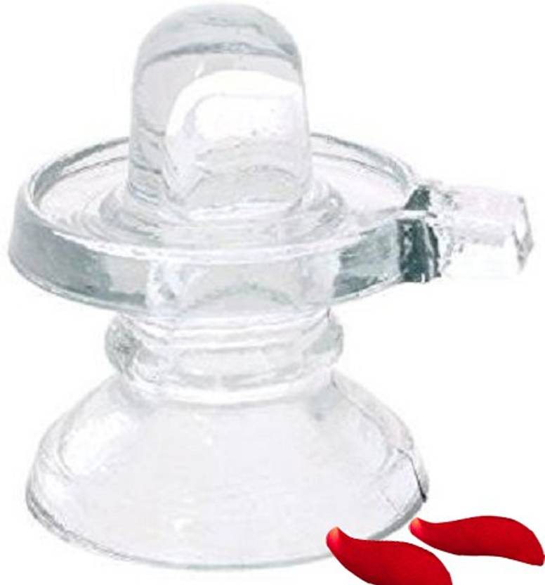ECOF Shivling God Shiva Lingam Crystal Glass Shalingam Home Decorative ...