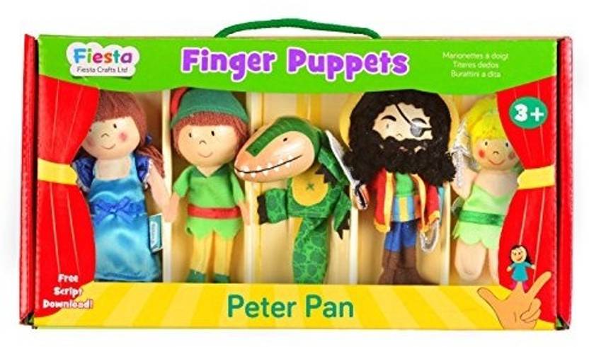 Babalu Tellatale Peter Pan Finger Puppet Set Hand Puppets Price in ...