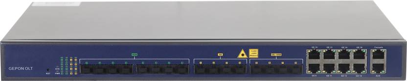 Electroline V1600D8 Rack Mount EPON OLT 8 Port OLT Optic Line Terminal ...