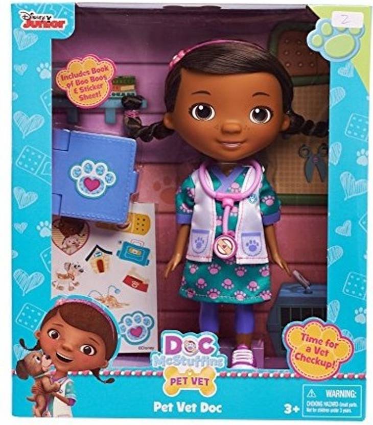Just Play Doc McStuffins Pet Vet Doc Doll with Big Book - Doc ...