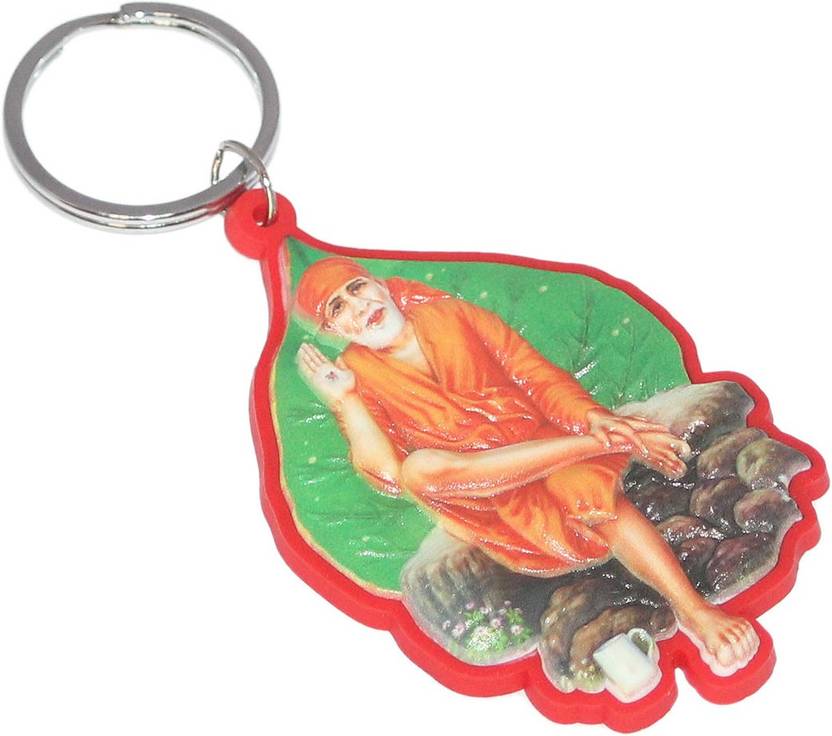 Aura Single Sided Sai Baba Soft Rubber Key Chain Price in India - Buy ...