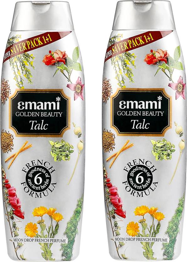 EMAMI Golden Beauty Moon Drop French Perfume Talc - Price in India, Buy ...