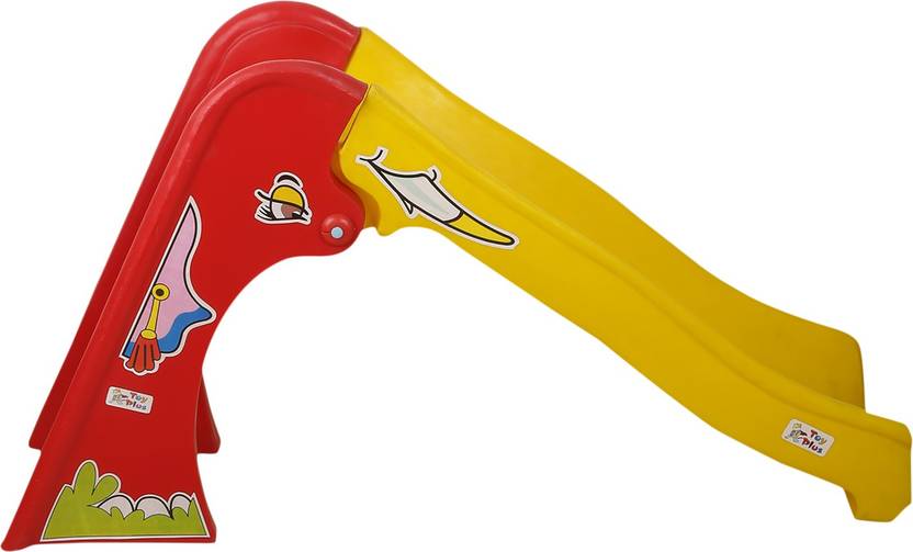 NHR Colorful Junior Plastic Garden Slide with Stairs for Kids/ Toddlers ...