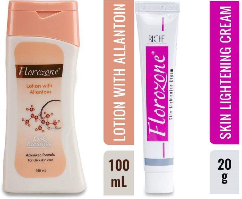 Florozone Riche Skin Lightening Cream and Lotion With Allantoin for ...