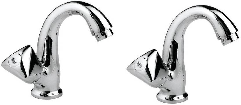 Essco Jaquar Group Swan Neck Tap with Left Hand Operating Knob with ...