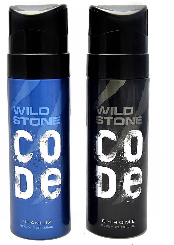 Wild Stone Code Chrome & Titanium Combo Perfume Body Spray - For Men ...