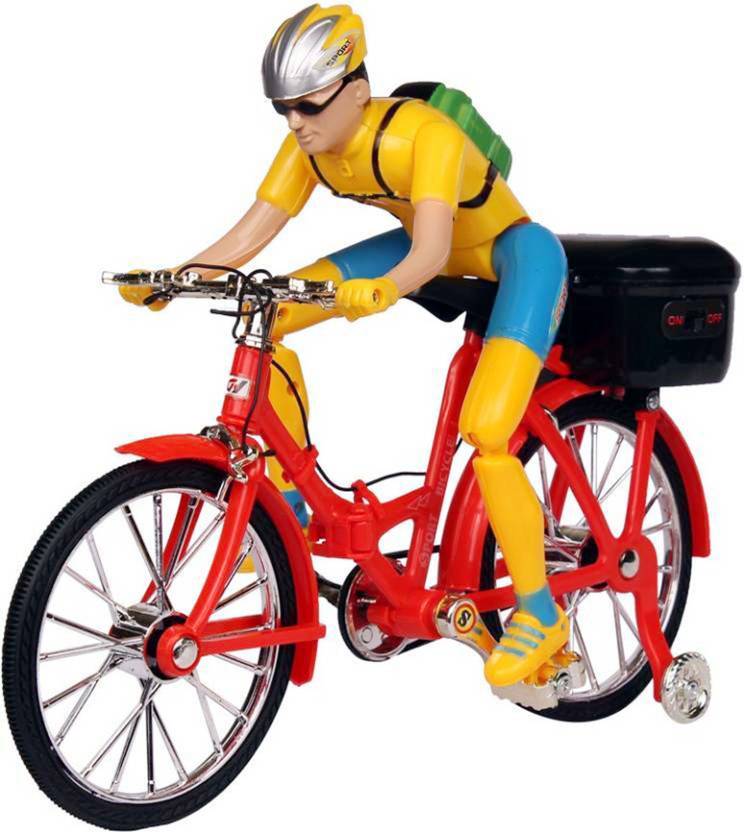 Toyzwonder Battery Operated Moving Cycle Boy Hitting Paddle With Lights ...