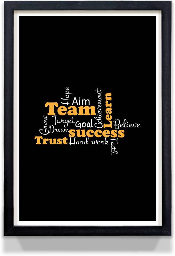 Goal Success Motivational and Inspirational Poster Paper Print - Quotes ...