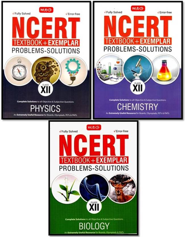 MTG Class 12 (3-BOOKS SET=PHY.+CHEM.+BIO.)NCERT Exemplar Problems ... MTG Class 12 (3-BOOKS SET=PHY.+CHEM.+BIO.)NCERT Exemplar Problems ...