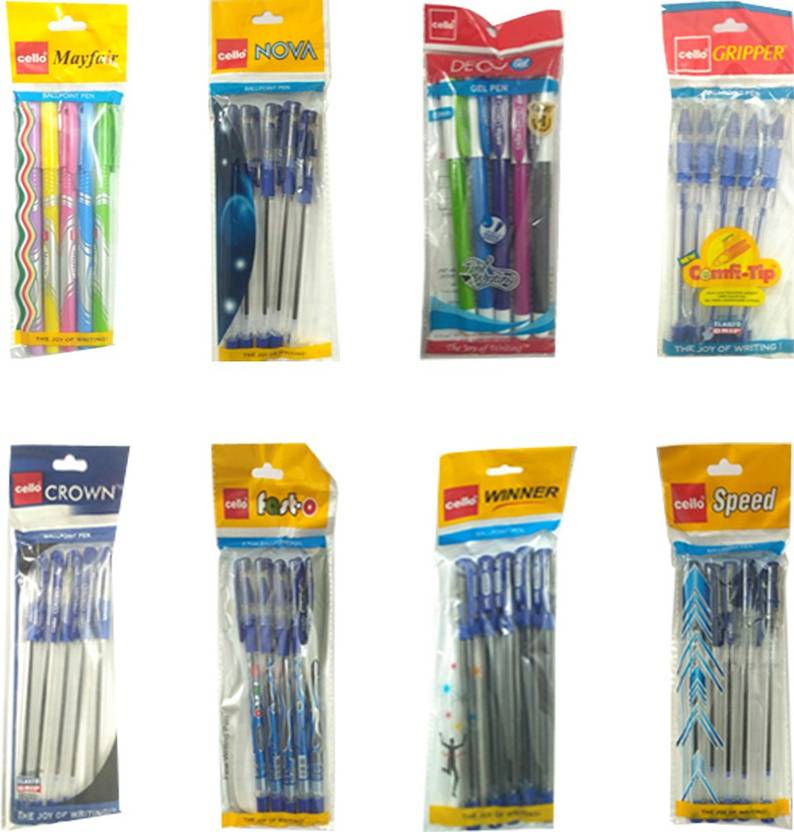 cello EACH COMBO PACK CONTAINS- 5 CELLO SPEED PEN +5 CELLO WINNER PEN ...