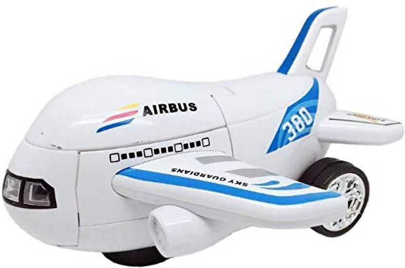 zest 4 toyz Airbus Deformation Robot Aeroplane Toys Bump N Go Airbus ...