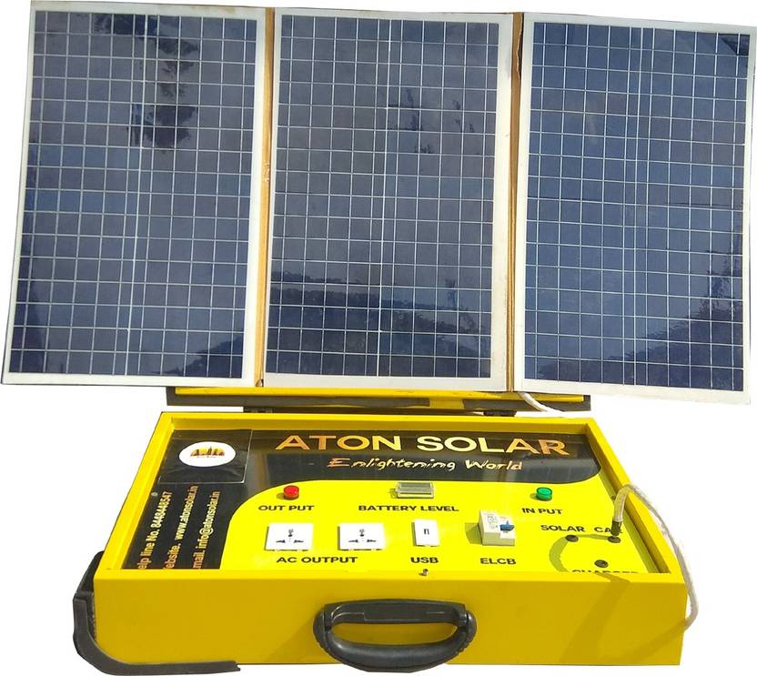 Aton Solar Generator 500W With Flexible Solar Panel Price in India ...
