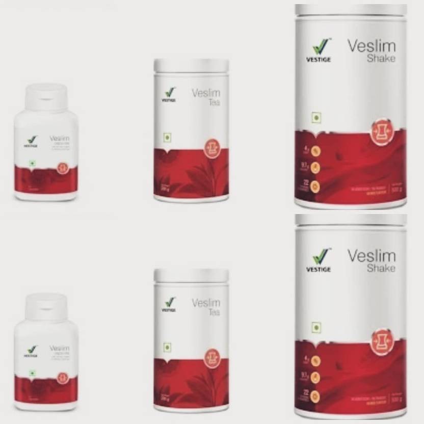 Vestige Veslim sliming shake , sliming tea and sliming capsules set of ...