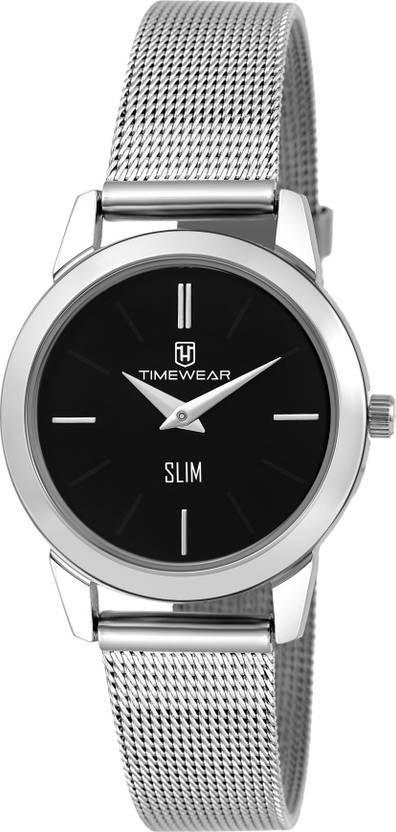TIMEWEAR 199BDTL Slim Series Two Hands Stainless Steel Chain Analog ...