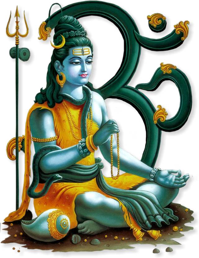 Impression Wall 51 cm Shiv Ji Self Adhesive Sticker Price in India ...