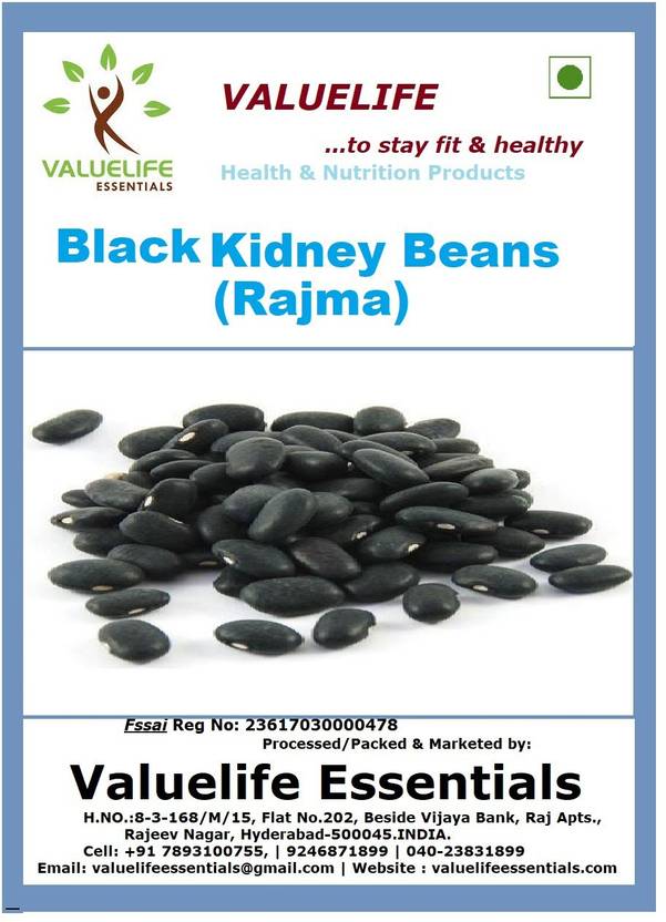 Value Life Black Rajma (Whole) Price in India - Buy Value Life Black ...