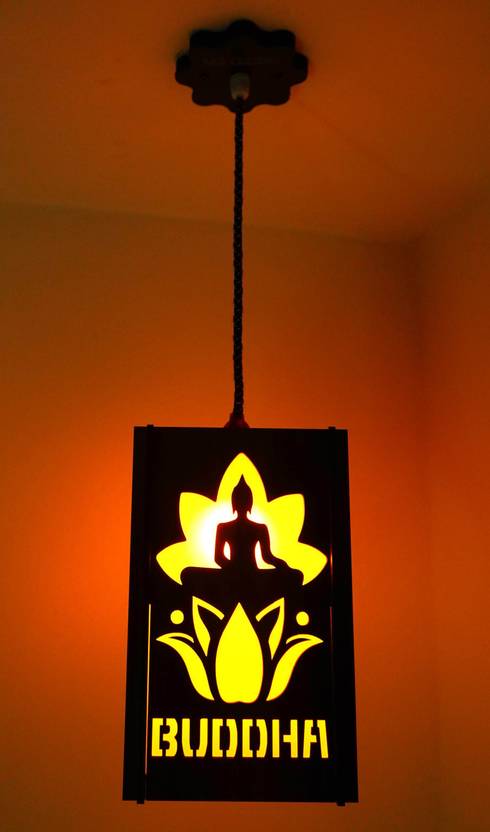 US DZIRE ™ 422 Gautam Buddha Hanging Antique Wooden Ceiling Lights ...