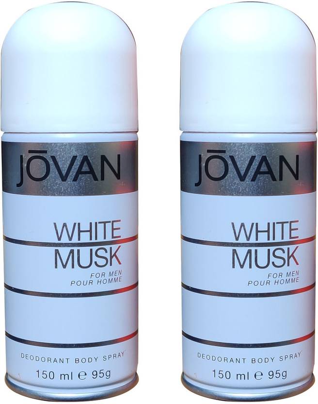 Jovan WHITE MUSK PACK-2 Deodorant Spray - For Men - Price in India, Buy ...