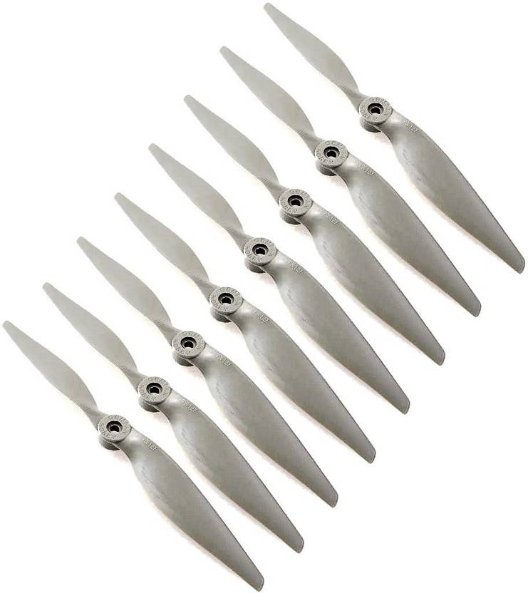 RAYCorp Genuine Gemfan 1050 (10X5) Propellers By . 8 Ccw Pieces (Grey ...
