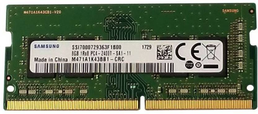 SAMSUNG DDR4 2400 Laptop Memory DDR4 8 GB (Single Channel) Laptop ...
