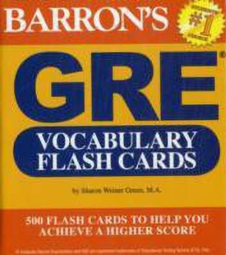 GRE Vocabulary Flash Cards: Buy GRE Vocabulary Flash Cards by Green ...