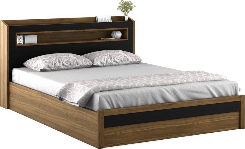 SPACEWOOD Engineered Wood Queen Box Bed Price in India - Buy SPACEWOOD ...