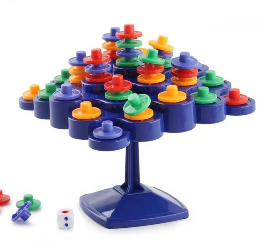 Onyx Topple Tower Up Stack Balancing Family Board Game Party & Fun ...