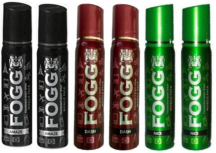 FOGG Amaze,Charm,Relish Mobile Pack Pocket Deodorant Spray - For Men ...