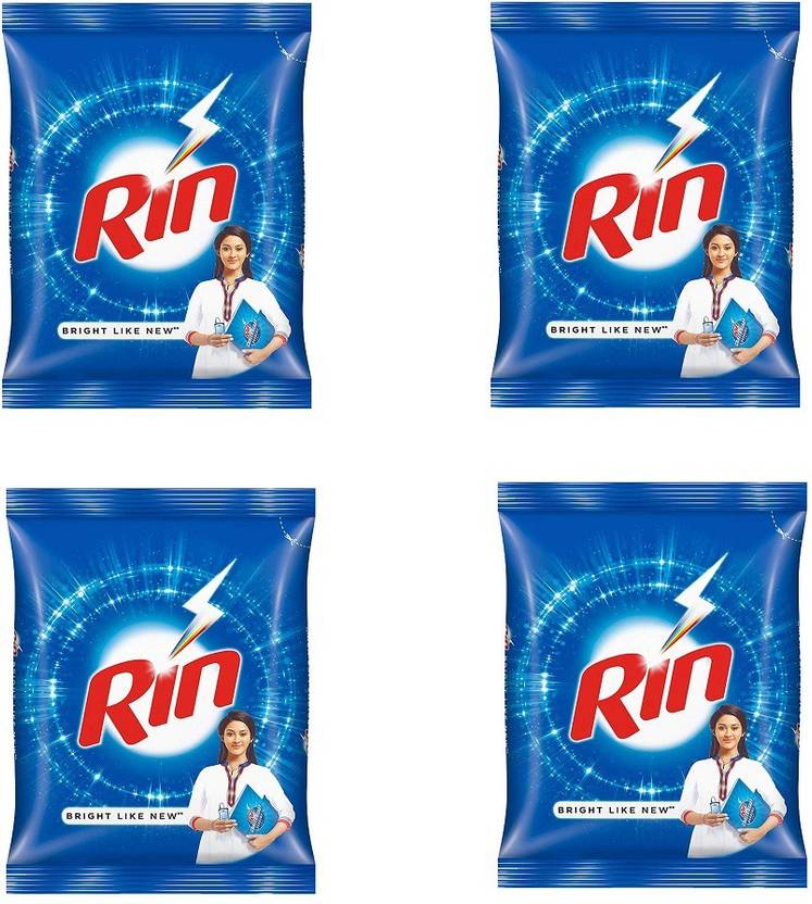Rin Bright Like New Pack Of 4 Detergent Powder 500 g Price in India ...