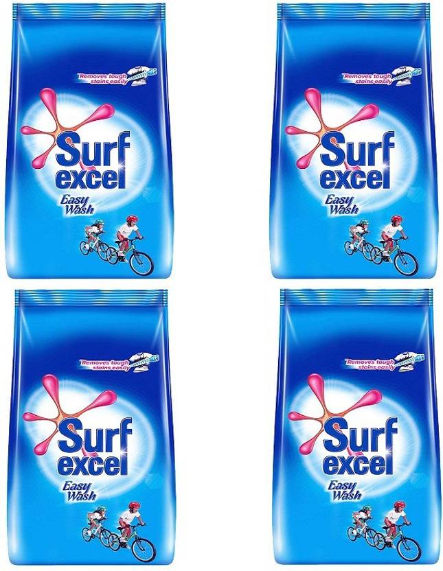 Surf excel Easy Wash Pack Of 4 Detergent Powder 500 g Price in India ...