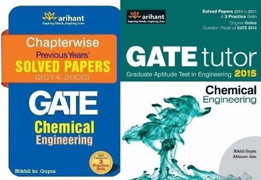Gate Chemical Engineering Guide and Solved Papers (Set of 2 Books): Buy ...