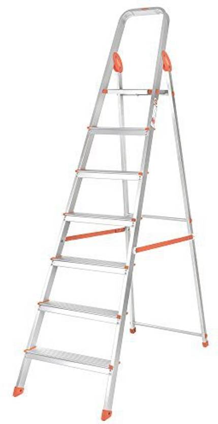Bathla Advance 7-Step Foldable (with Sure Hinge Technology) Orange and ...