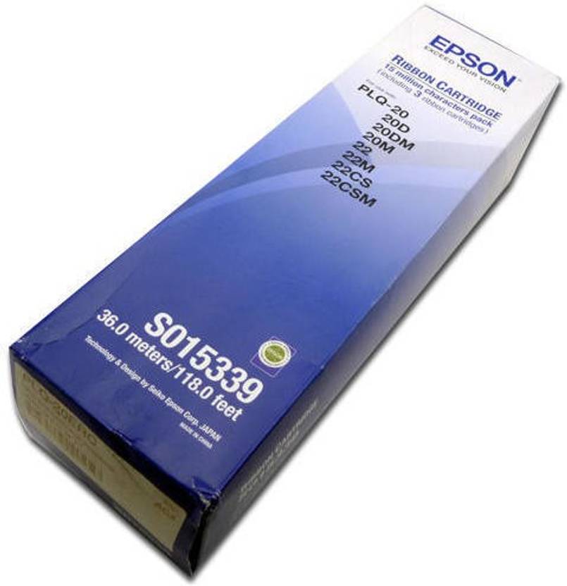 Epson PLQ-20,20D,20DM,20M,22CS,22CSM,30 Ribbon Black Ink Cartridge ...