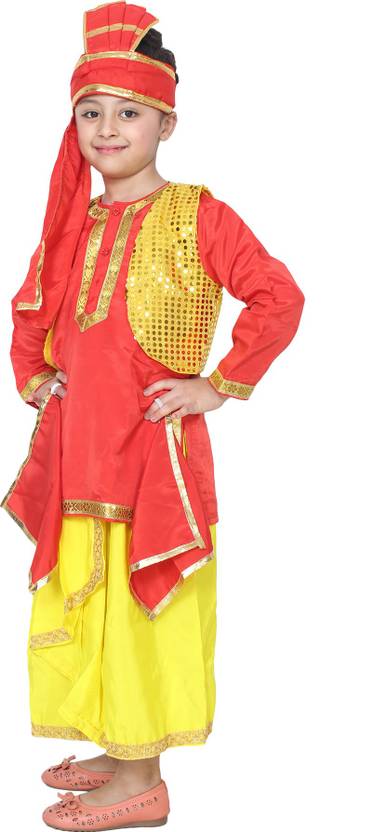 Kaku Fancy Dresses Indian State Punjabi Folk Dance Costume For Kids ...