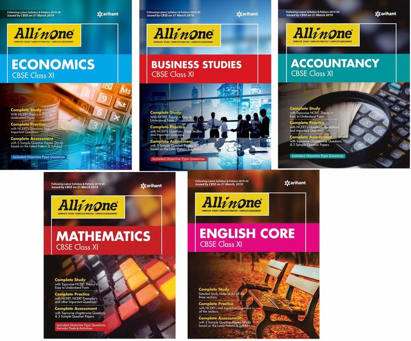All IN ONE-ARIHANT For Class 11th Combo Of 5 BOOKS For Commerce ... All IN ONE-ARIHANT For Class 11th Combo Of 5 BOOKS For Commerce ...